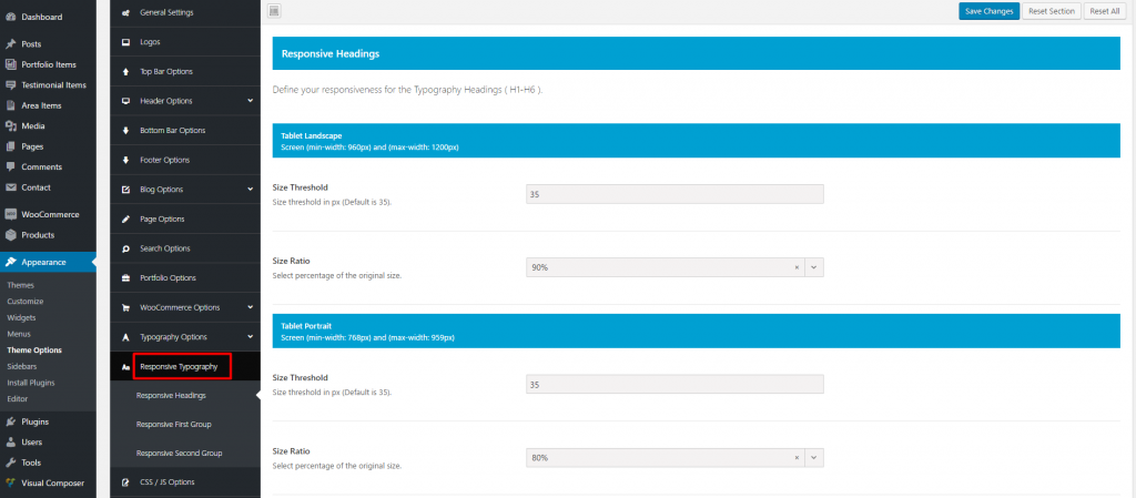 Typography and Responsive Typography in Movedo | Movedo Tutorial