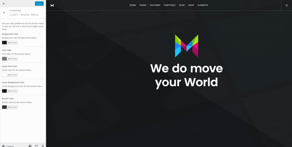 Set the Anchor Menu in Movedo | Movedo Tutorial