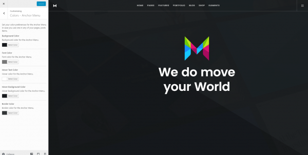 Set the Anchor Menu in Movedo | Movedo Tutorial
