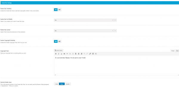 Set up your Footer (Bottom Area) in Movedo | Movedo Tutorial