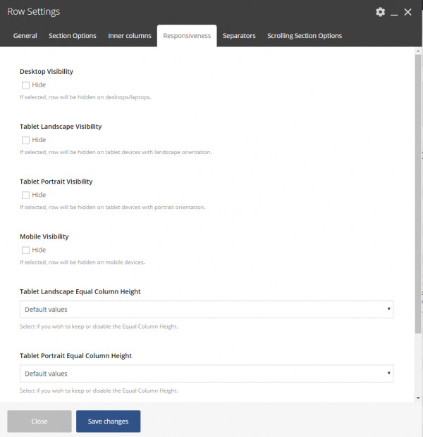 Row/Section Options in Movedo | Movedo Tutorial