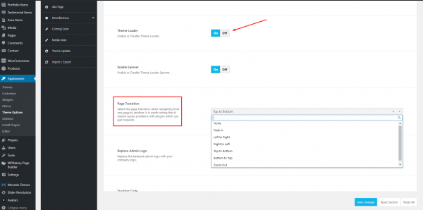 Page Transitions in Movedo | Movedo Tutorial